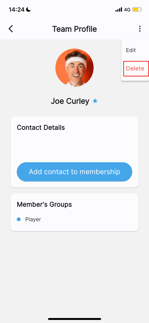 Manage teams in account